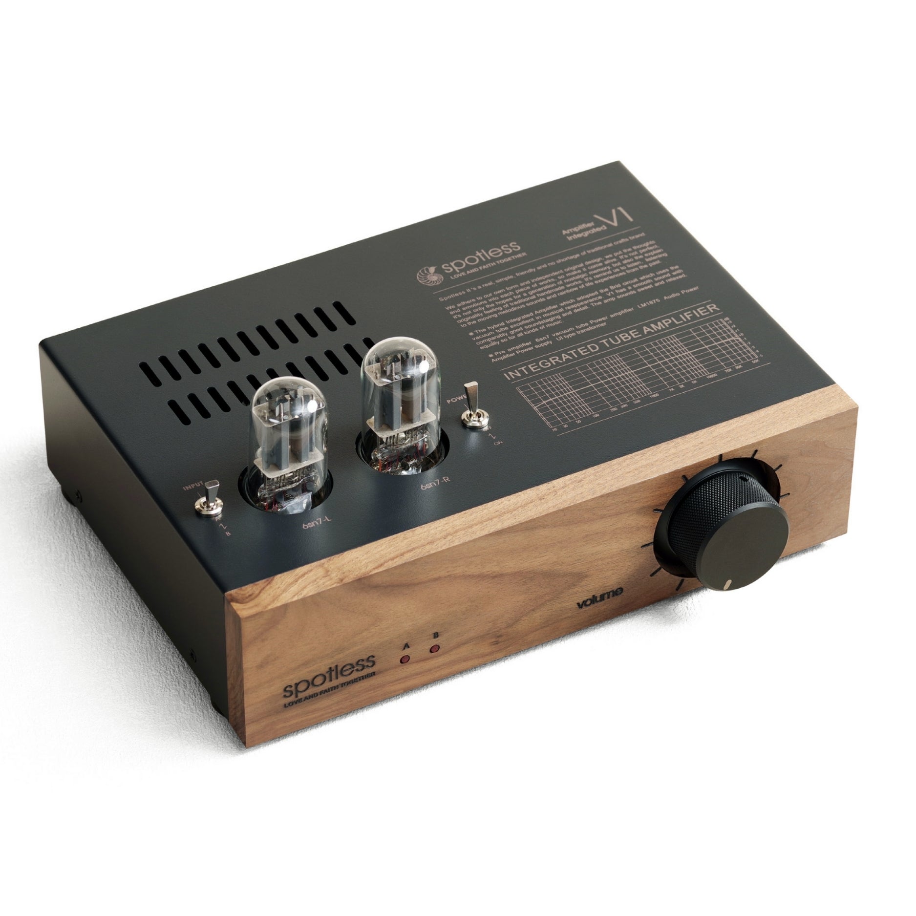 V1 Integrated Valve Class AB Amplifier – Spotless Audio