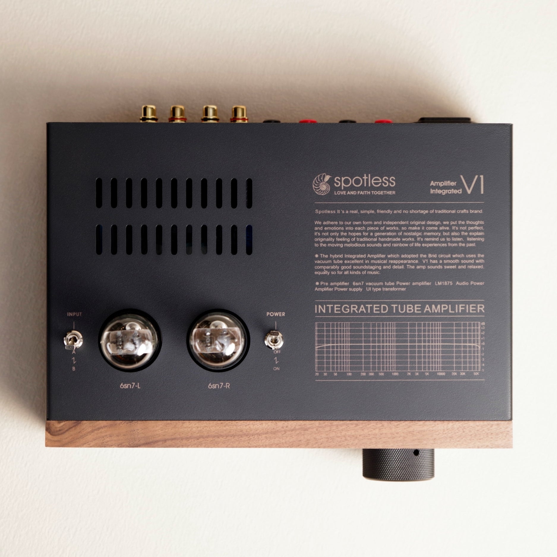 V1 Integrated Valve Class AB Amplifier – Spotless Audio